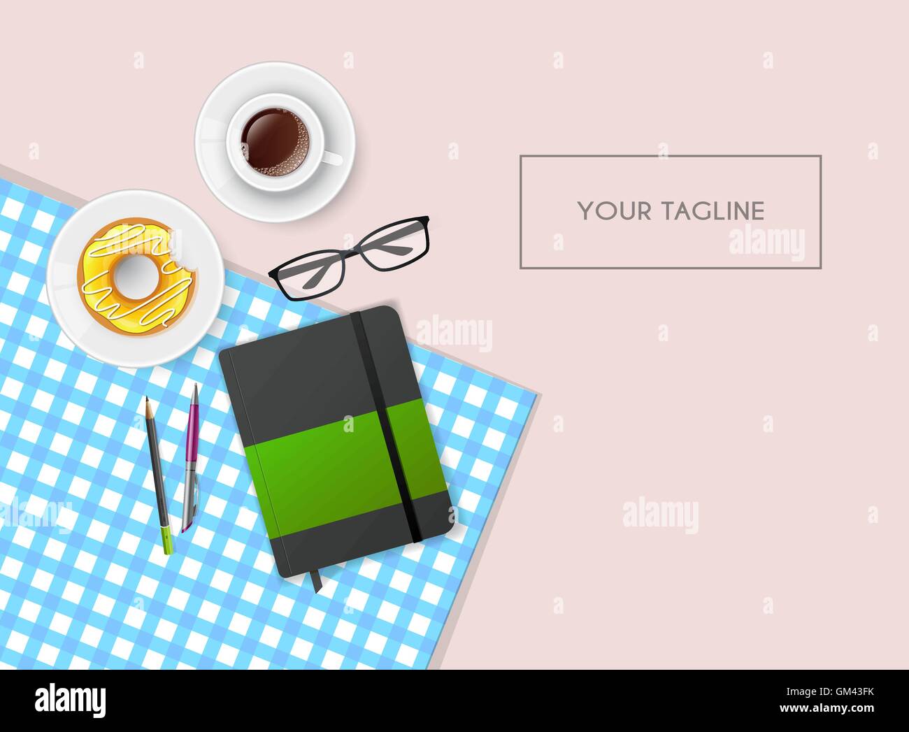 Coffee shop interior space Stock Vector Images - Alamy