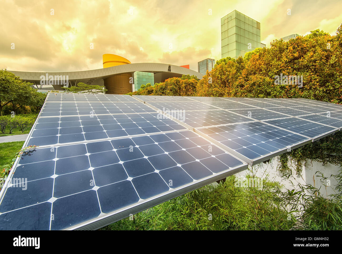 Solar Power Plant Stock Photo - Alamy
