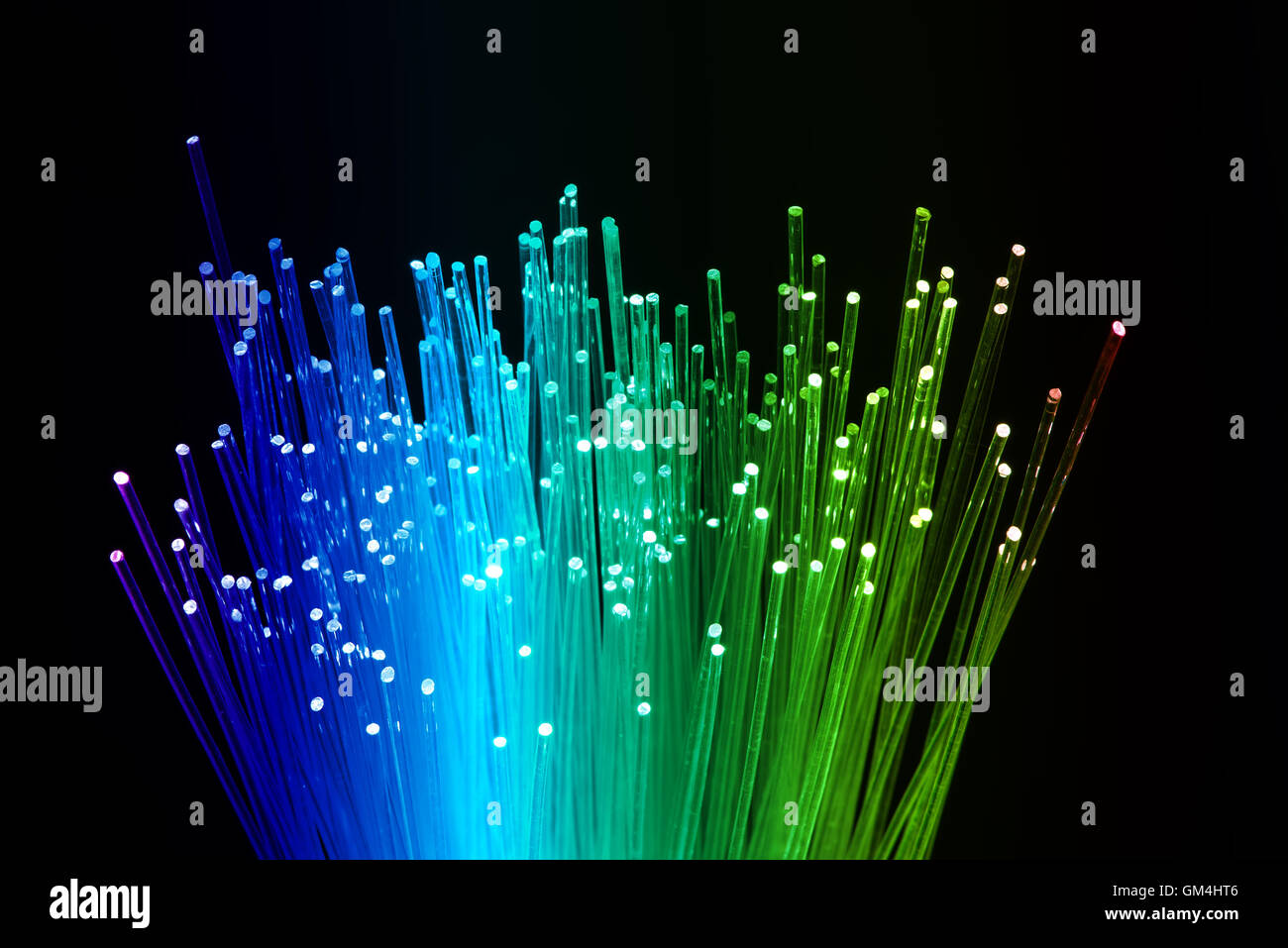 optical fibres technology background Stock Photo - Alamy