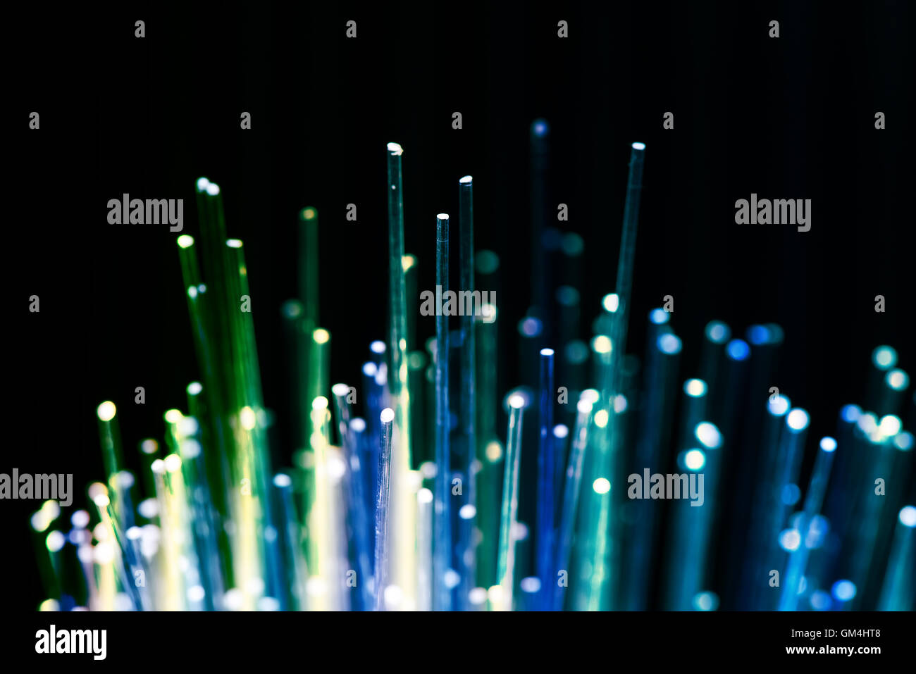 optical fibres technology background Stock Photo - Alamy