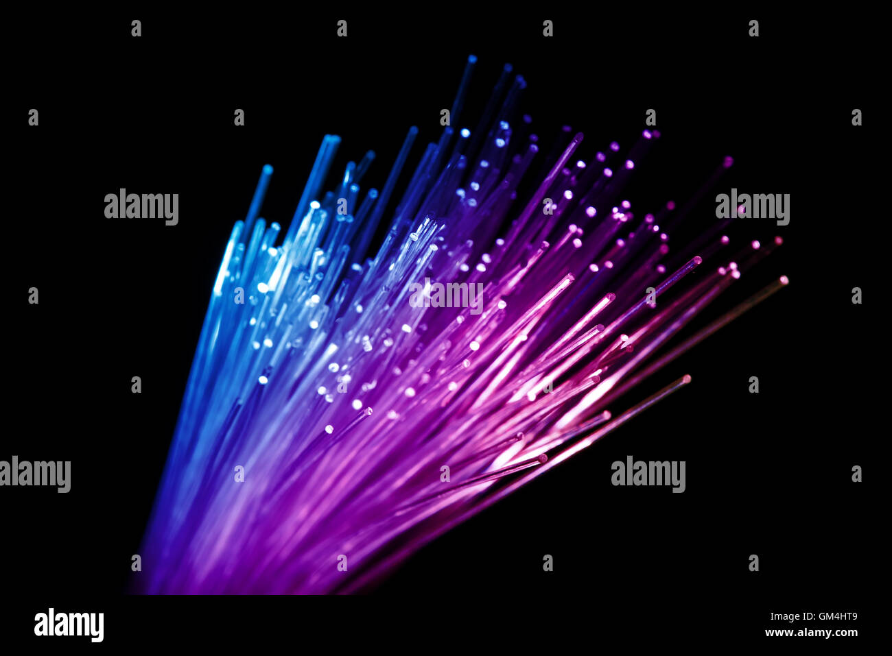 optical fibres technology background Stock Photo - Alamy