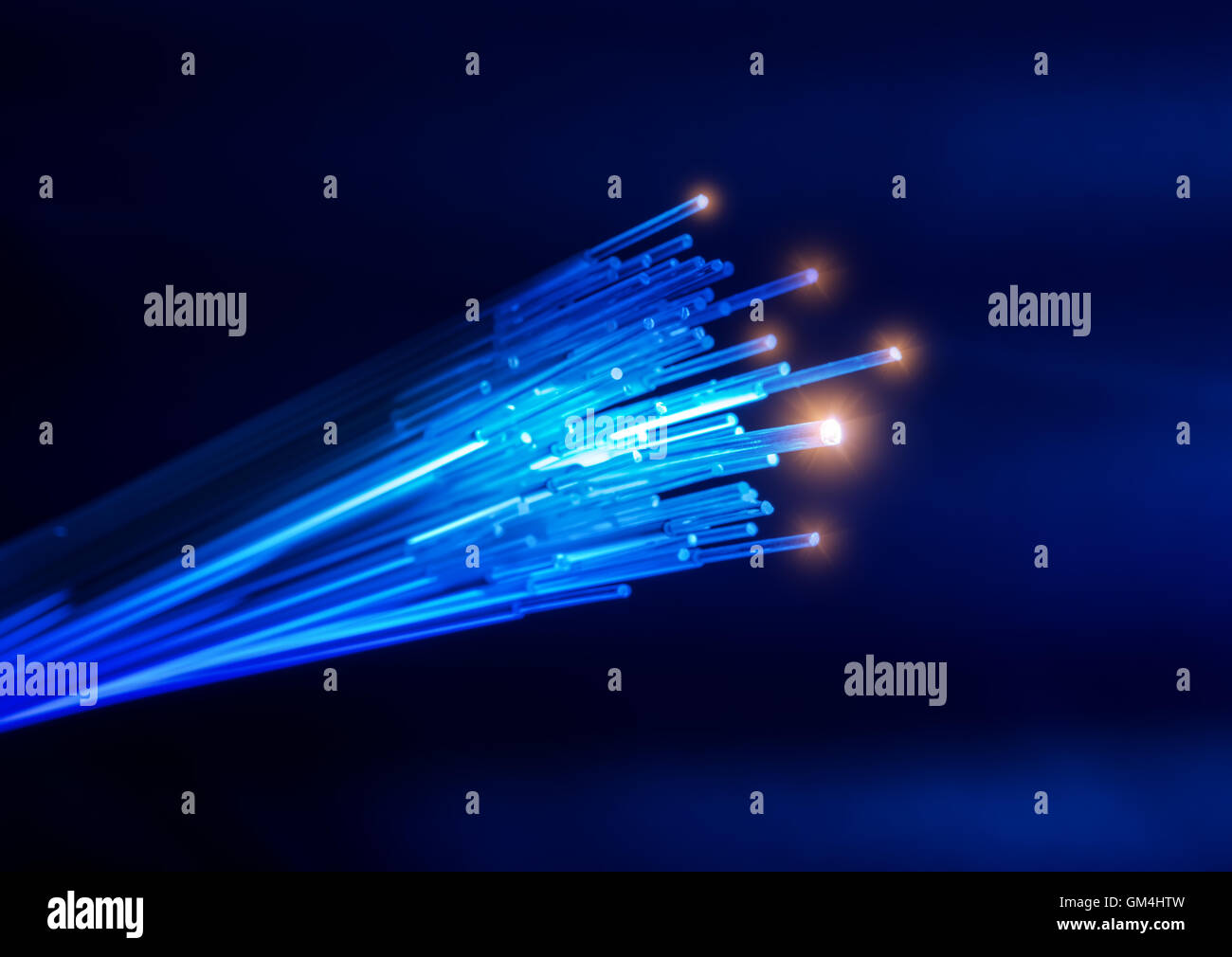 optical fibres technology background Stock Photo - Alamy
