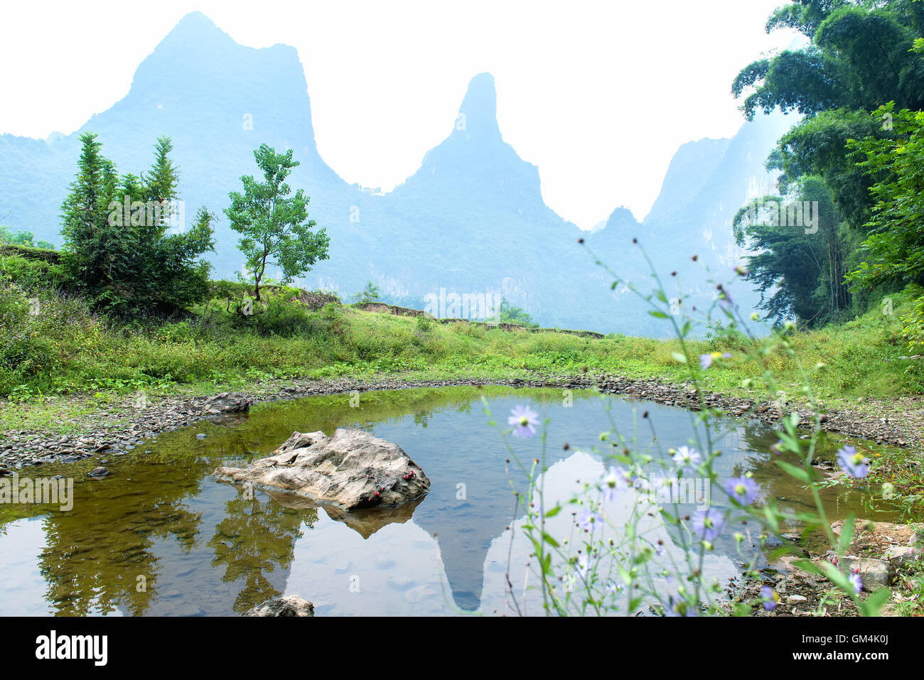 landscape in GuangXi, China Stock Photo - Alamy