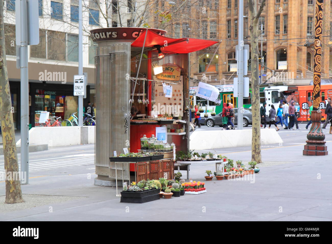 Cactus shop on Swanston street in Melbourne Australia Stock Photo - Alamy