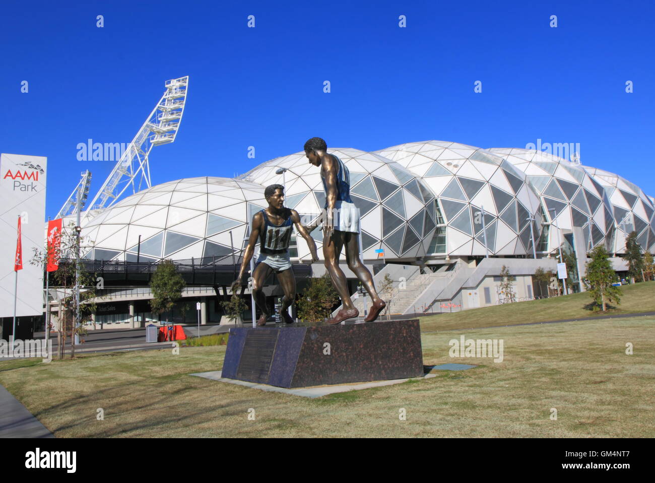 Melbourne olympic park stadium hi-res stock photography and images - Alamy