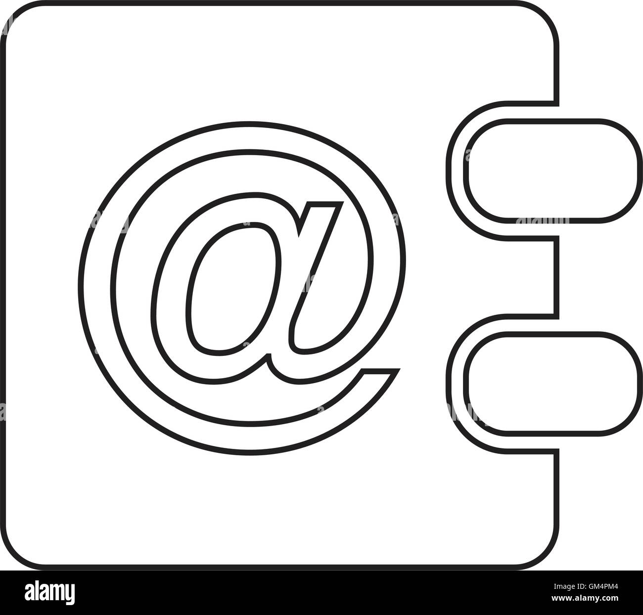 address book icon Illustration design Stock Vector Image & Art - Alamy