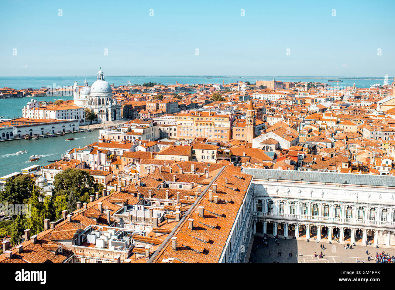 Aerial view on Venice Stock Photo - Alamy