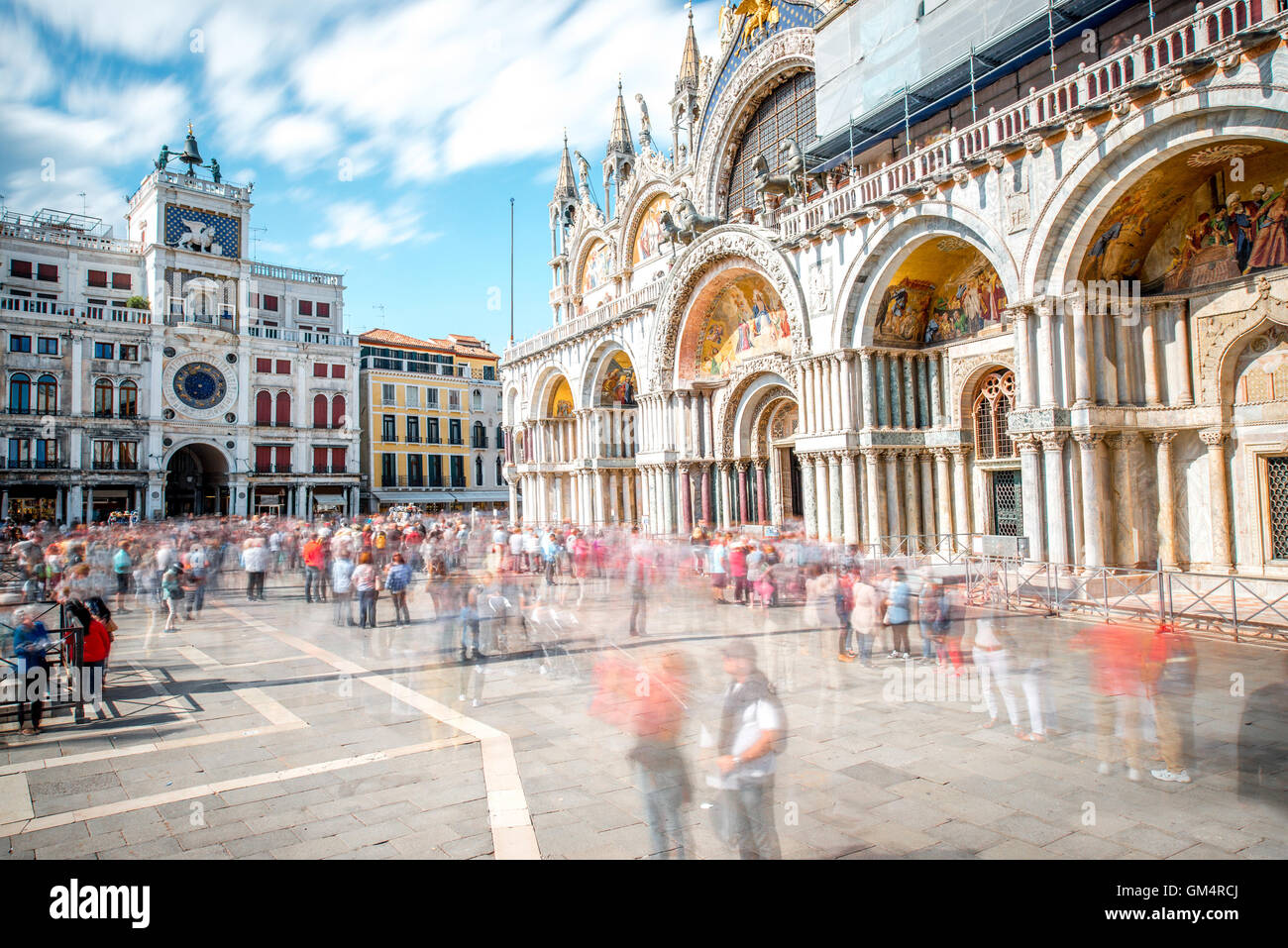 Venice central square Stock Photo - Alamy