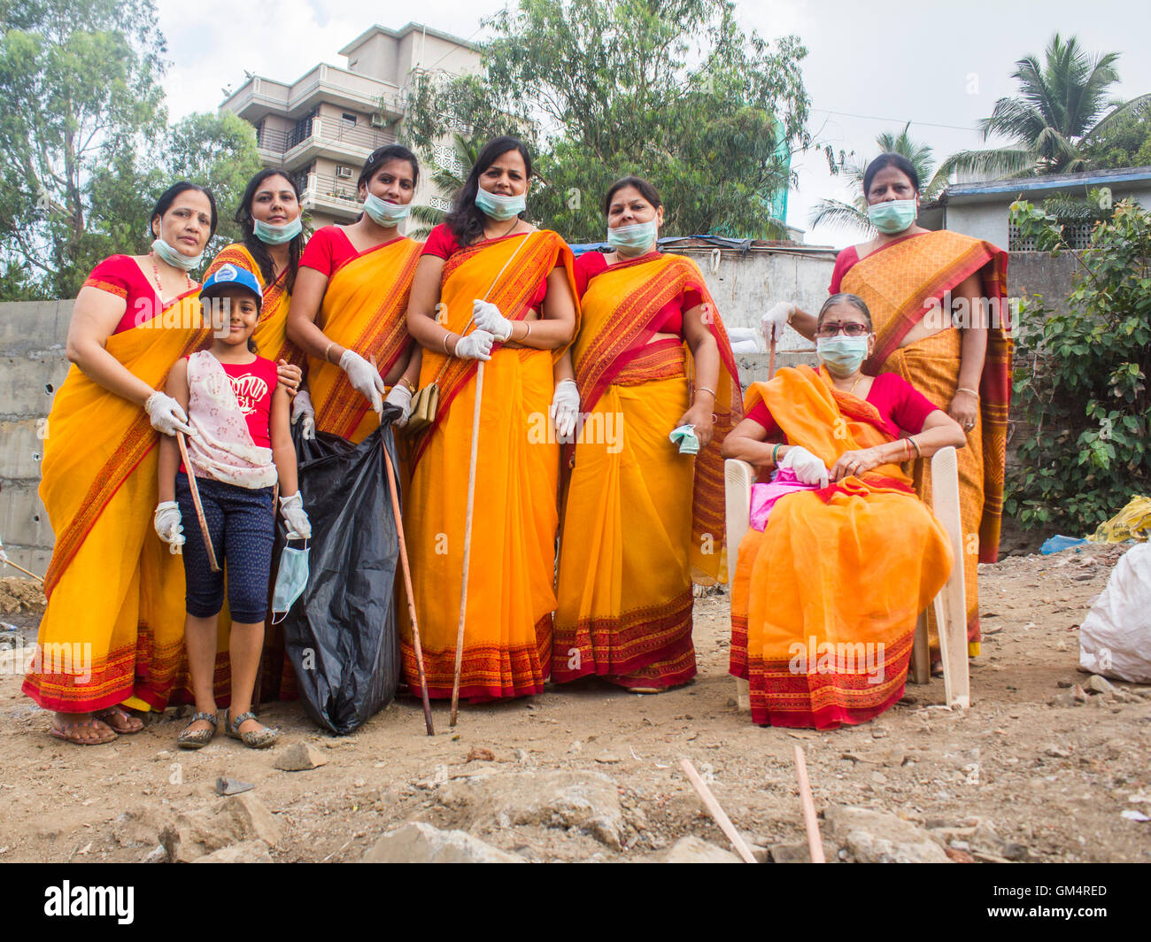 River Cleanliness drive Stock Photo - Alamy