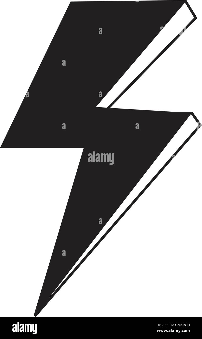 lightning icon Illustration design Stock Vector Image & Art - Alamy
