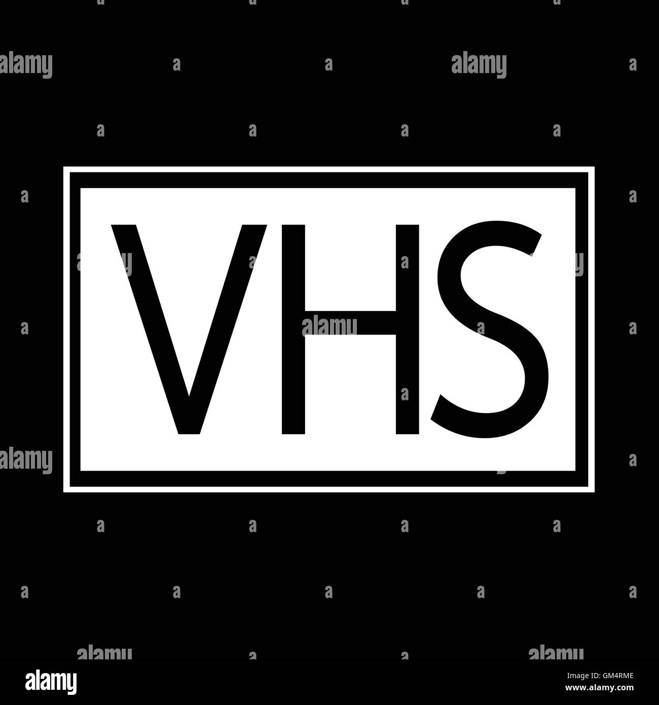VHS icon Illustration design Stock Vector Image & Art - Alamy