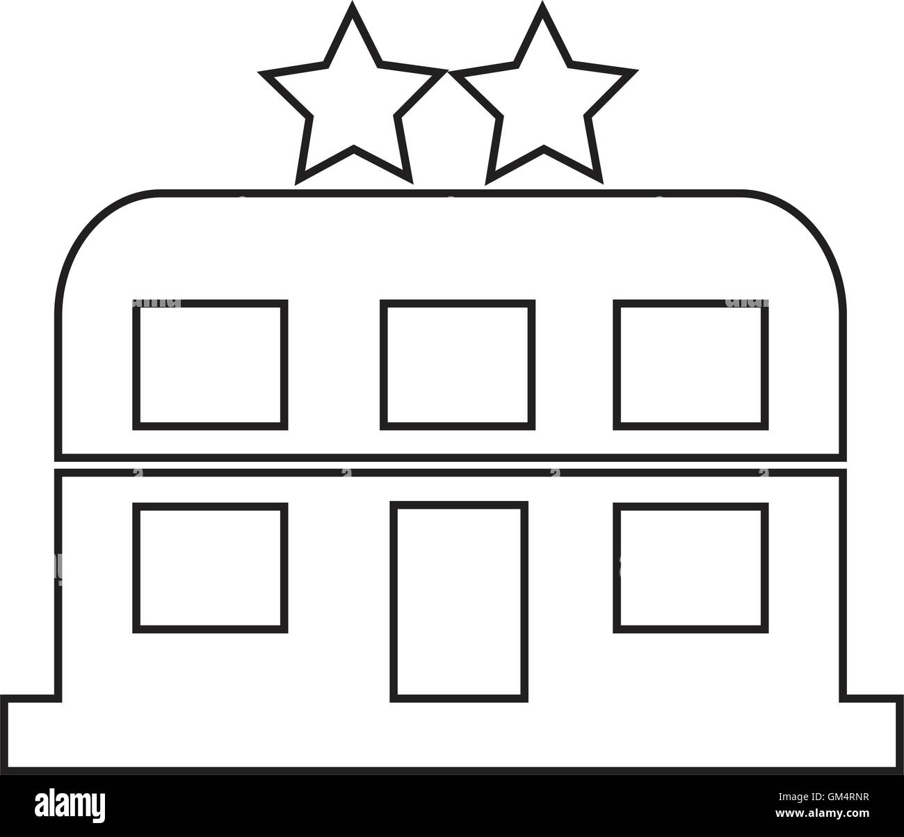 Two star hotel Stock Vector Images - Alamy