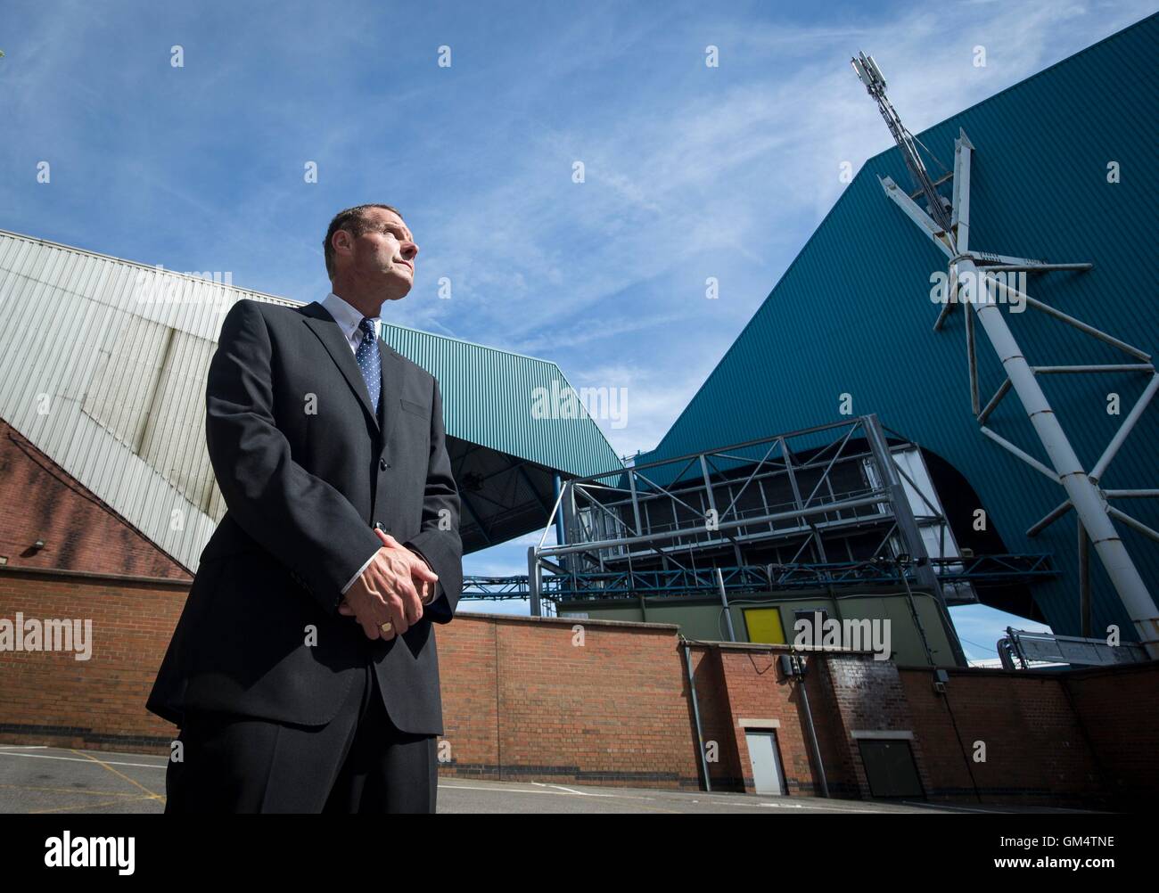 Detective Chief Superintendent Neil Malkin outside Hillsborough Stadium ...