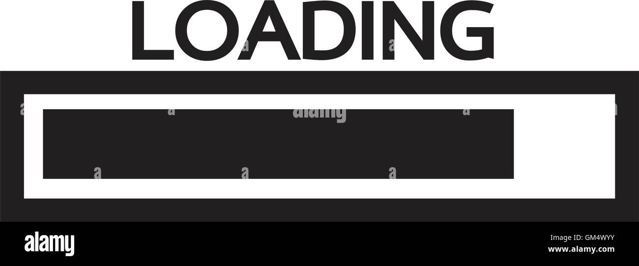 Loading bar icon Illustration design Stock Vector Image & Art - Alamy