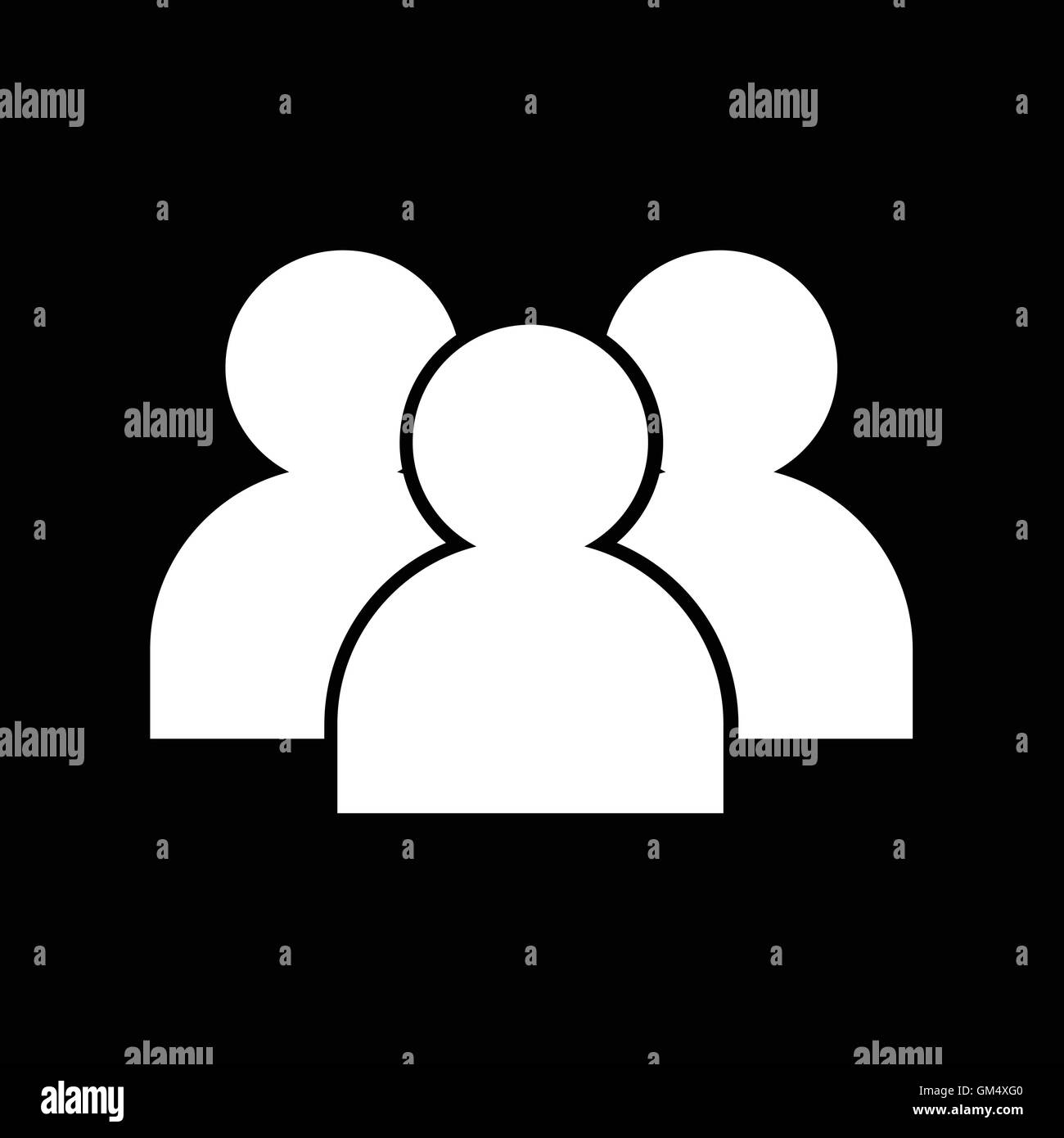 Multiple Users Icon Illustration design Stock Vector Image & Art - Alamy