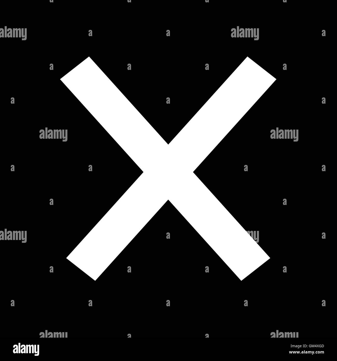 Delete cross icon Illustration design Stock Vector Image & Art - Alamy