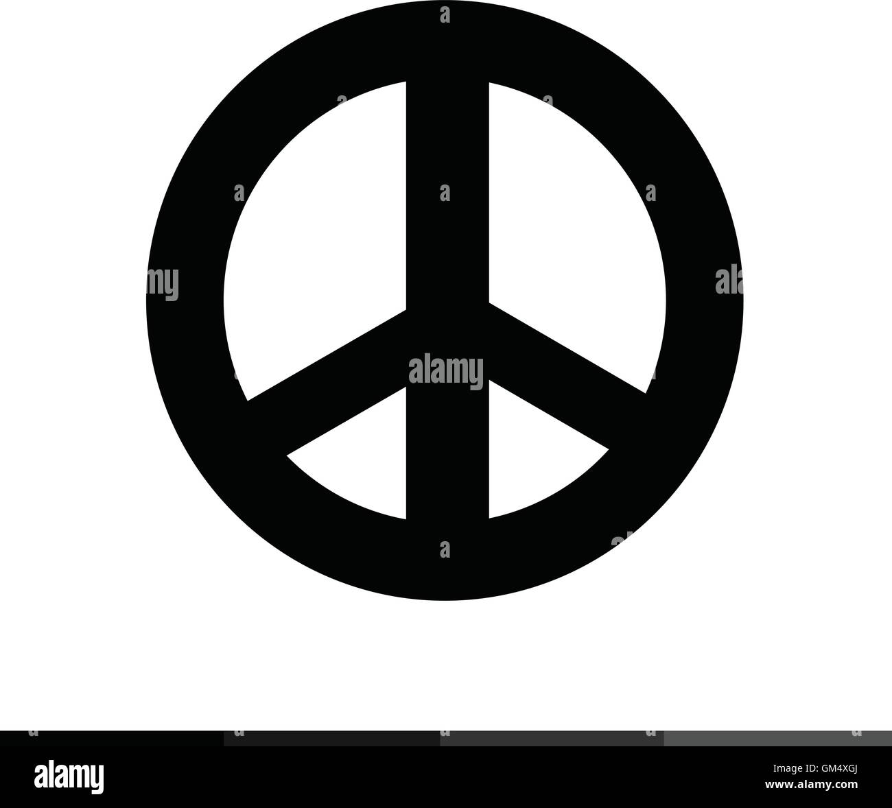 Peace symbol flower power Stock Vector Images - Alamy