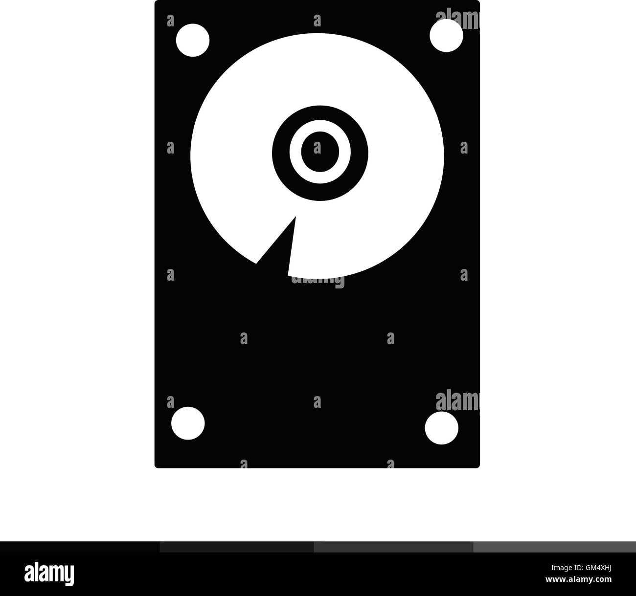 Harddisk magnetic Stock Vector Images - Alamy