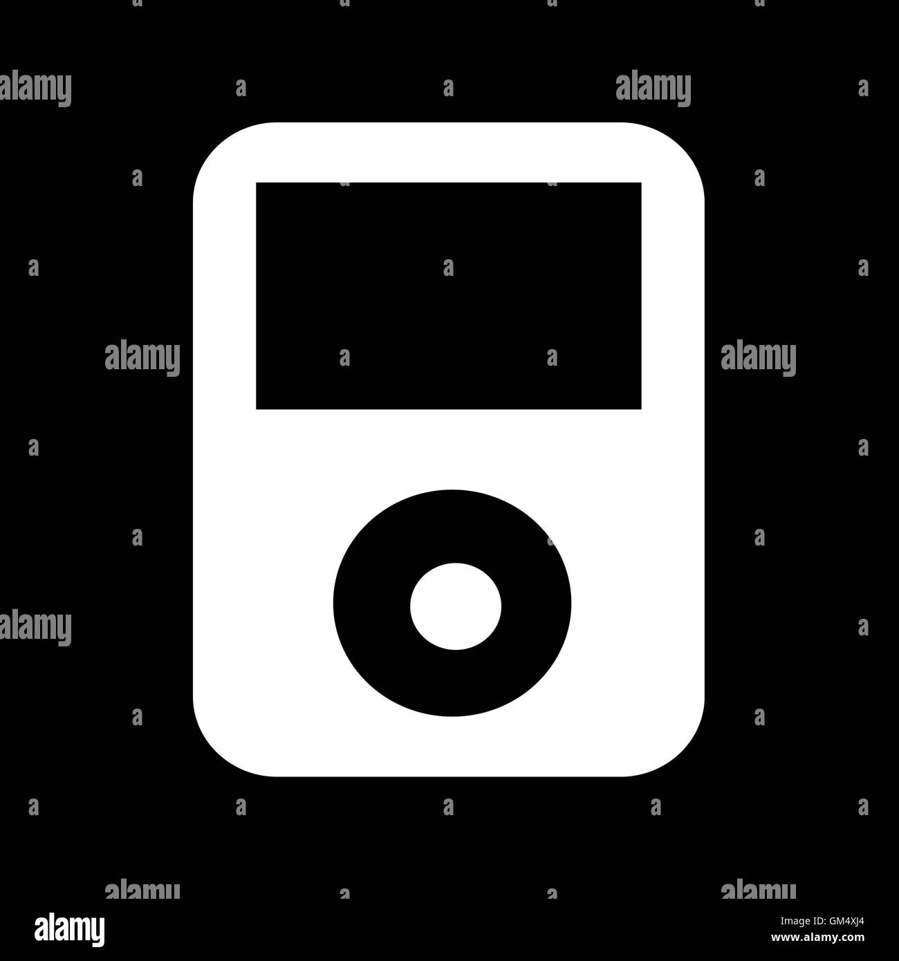Music Player Icon Illustration design Stock Vector Image & Art - Alamy