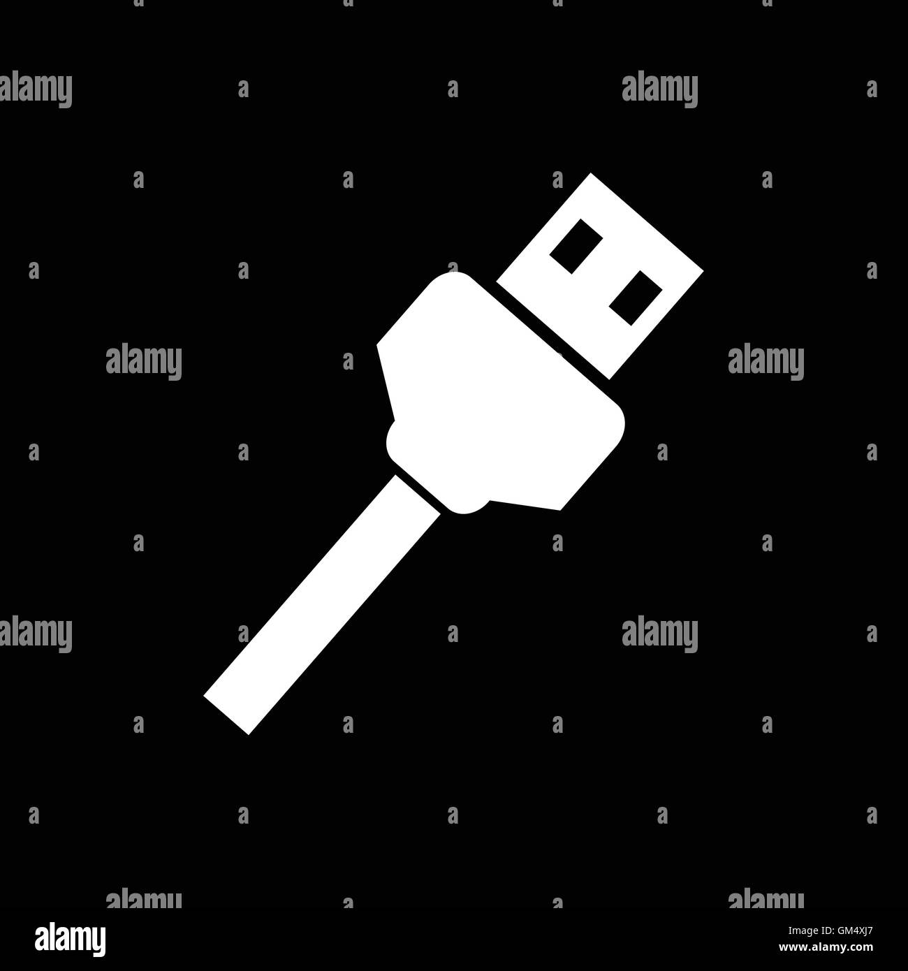 USB Plug Icon Illustration design Stock Vector Image & Art - Alamy