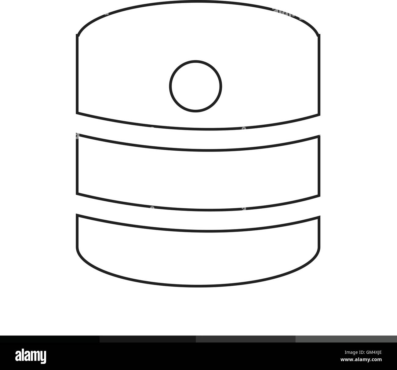 Database Icon Illustration design Stock Vector Image & Art - Alamy