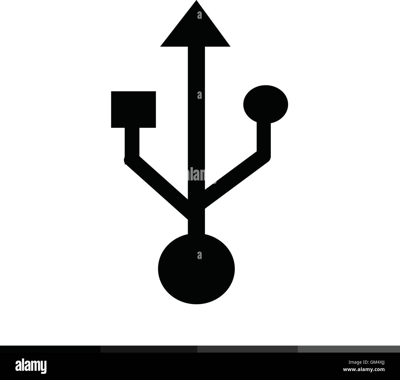 USB Symbol Icon Illustration design Stock Vector Image & Art - Alamy