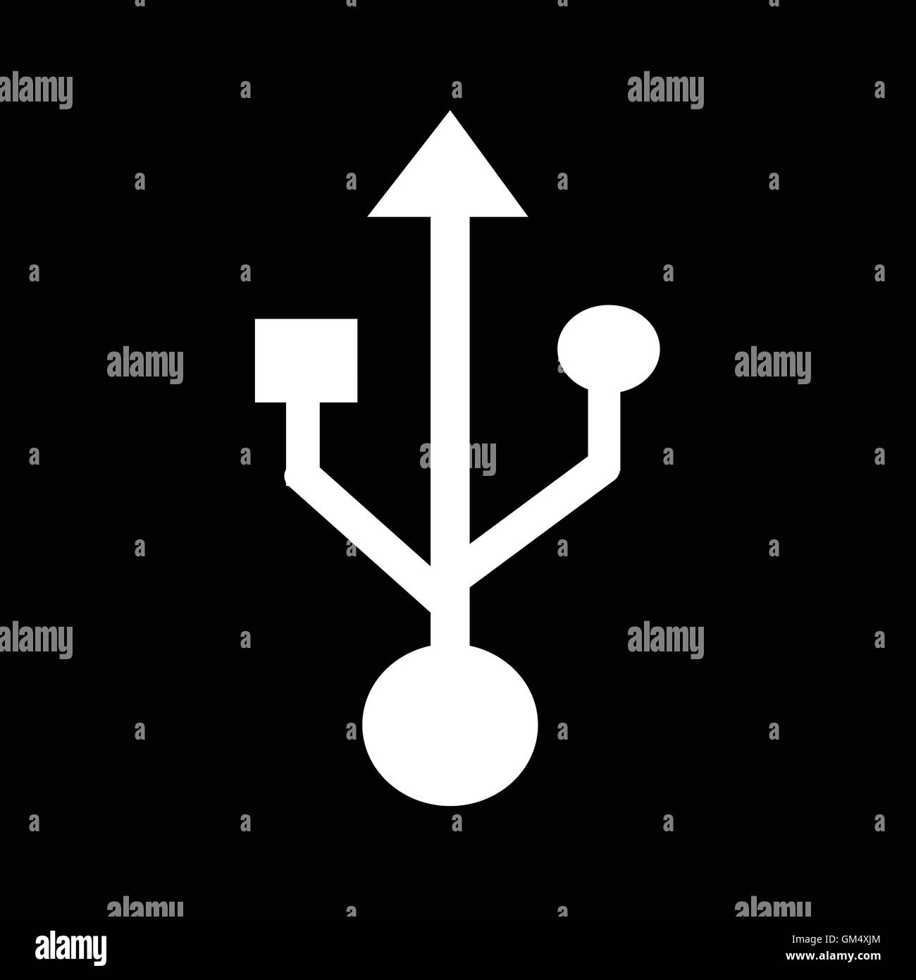 USB Symbol Icon Illustration design Stock Vector Image & Art - Alamy