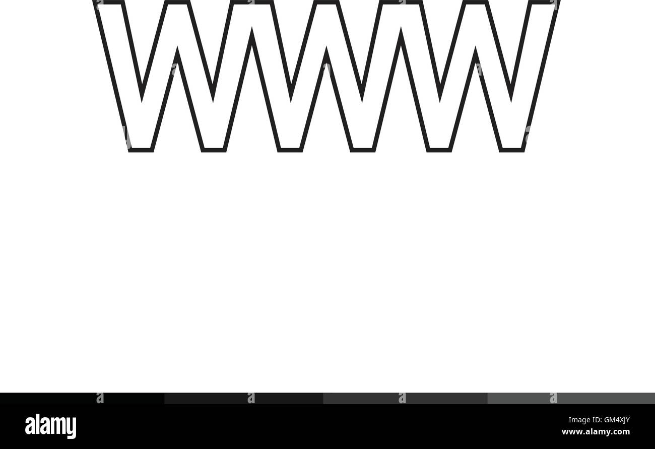 World wide web symbol icon Illustration design Stock Vector Image & Art ...