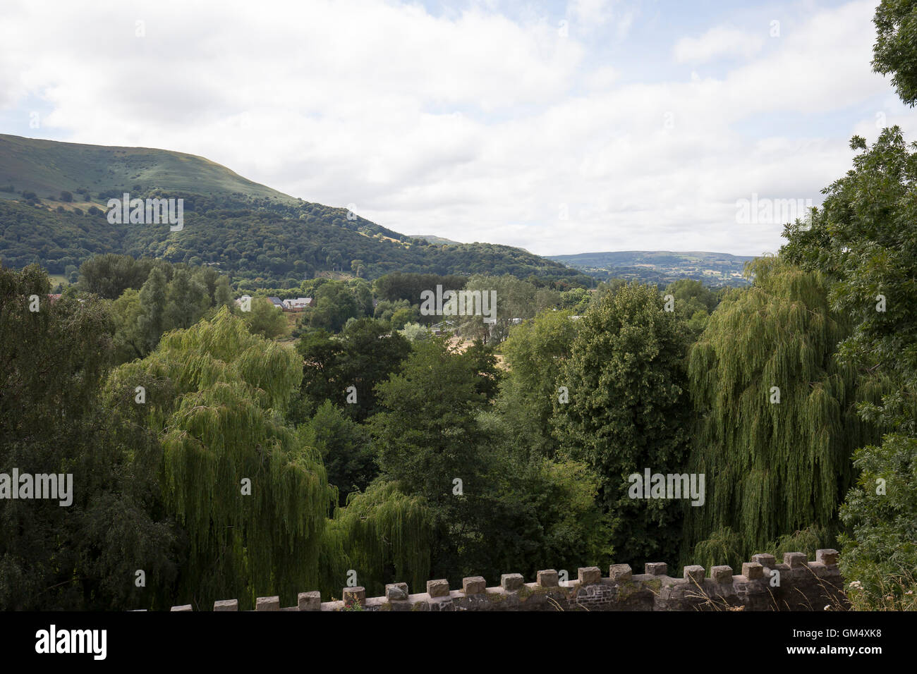 Monmouth Castle in Wales Stock Photo - Alamy