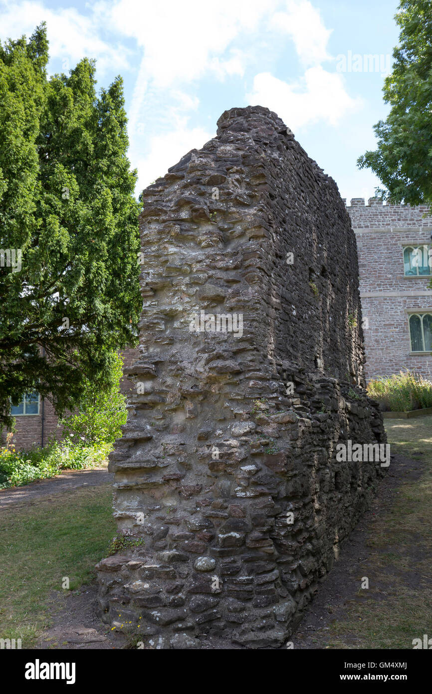 Monmouth Castle in Wales Stock Photo - Alamy