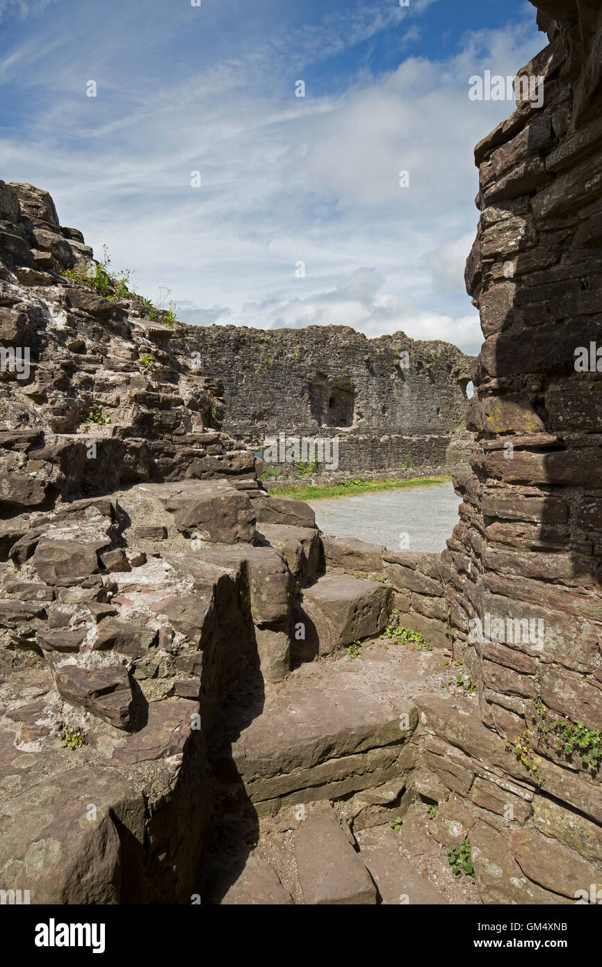 Monmouth Castle in Wales Stock Photo - Alamy