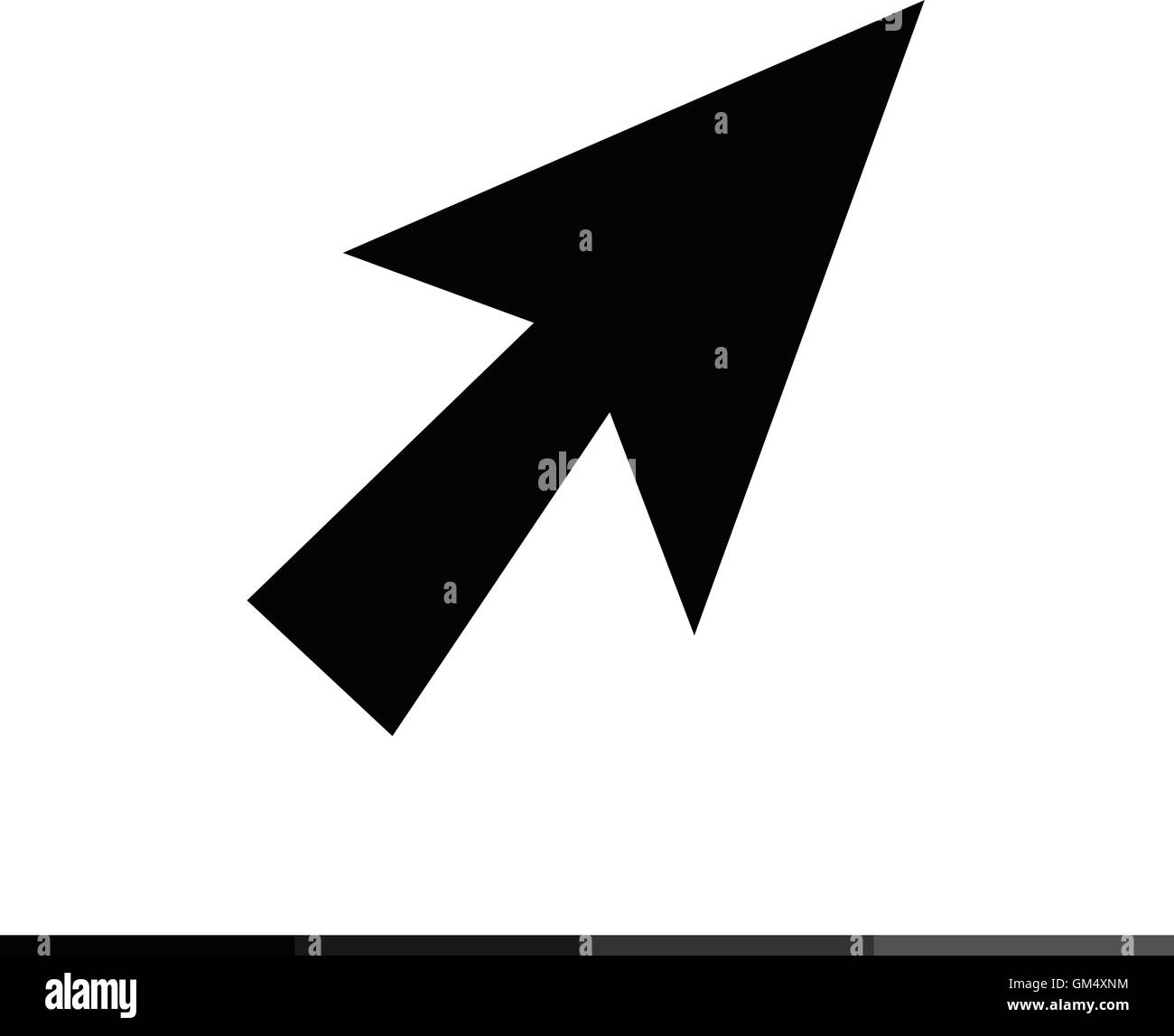 Computer Mouse Cursor Icon Illustration design Stock Vector Image & Art ...