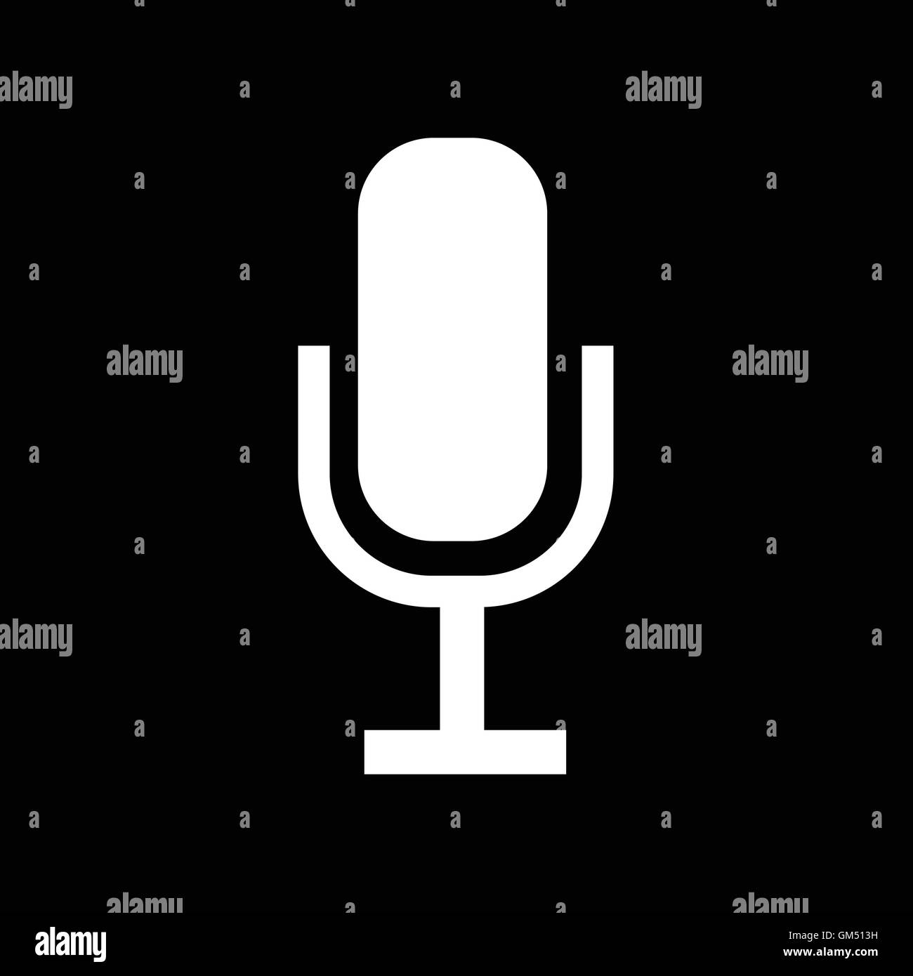 Microphone Icon Illustration design Stock Vector Image & Art - Alamy