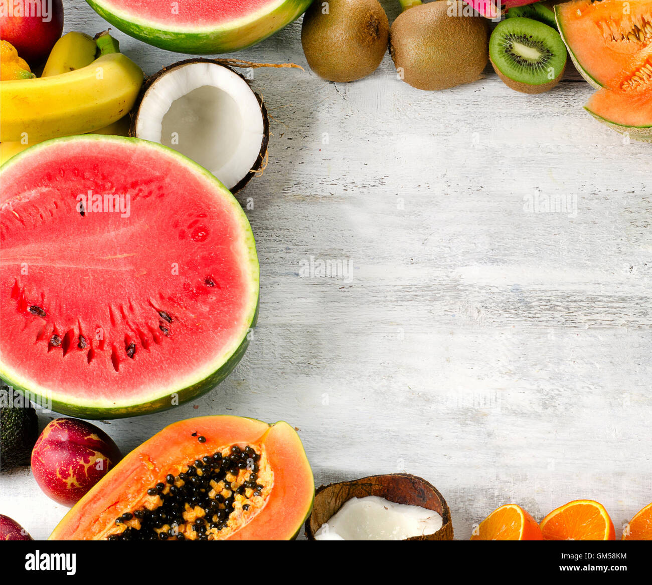 Fresh fruits healthy food hi-res stock photography and images - Alamy
