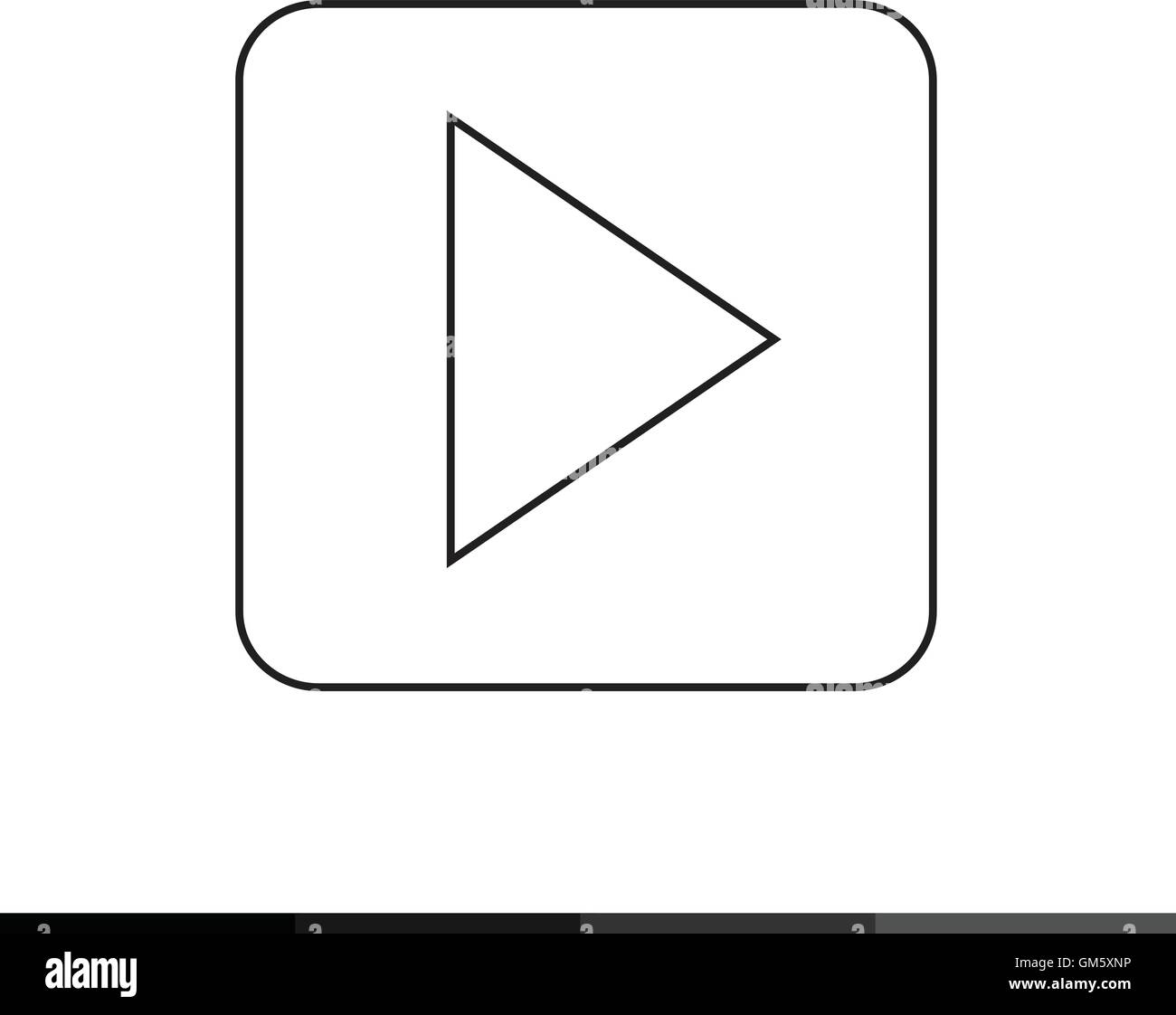 Play Button Icon Illustration design Stock Vector Image & Art - Alamy