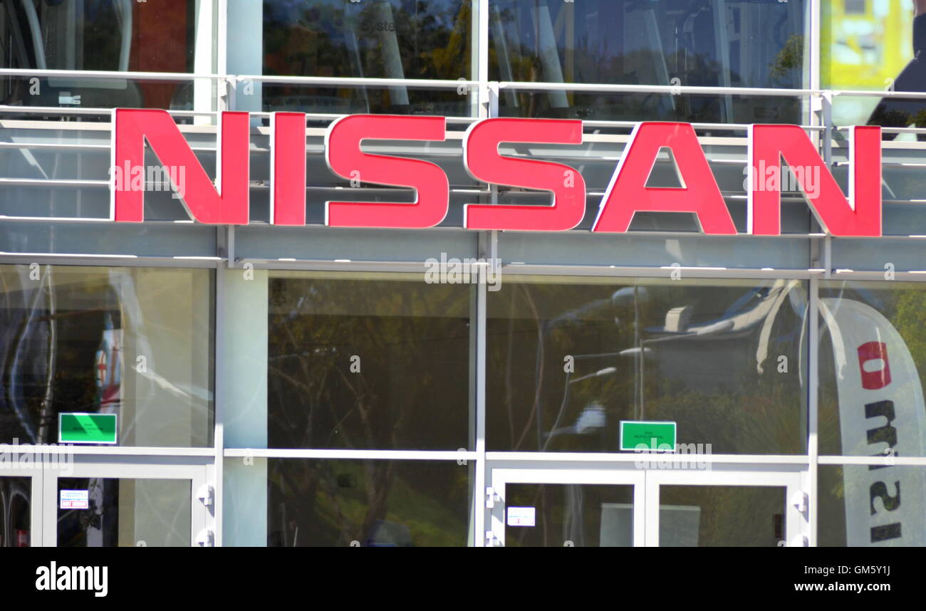 Logo of Nissan Stock Photo - Alamy