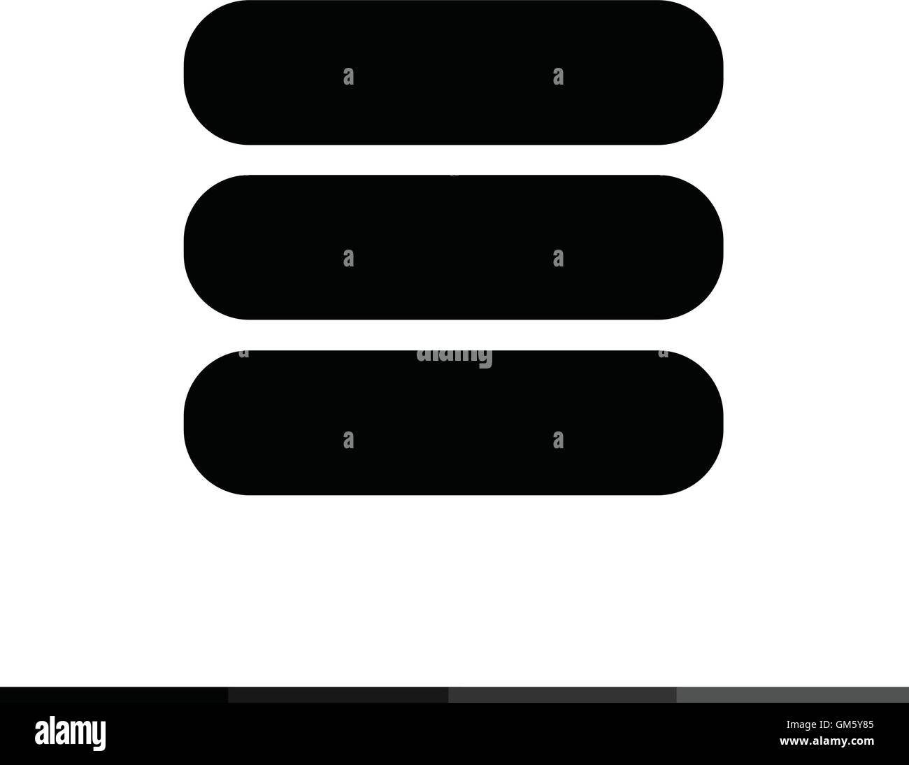 Menu Button Icon Illustration design Stock Vector Image & Art - Alamy