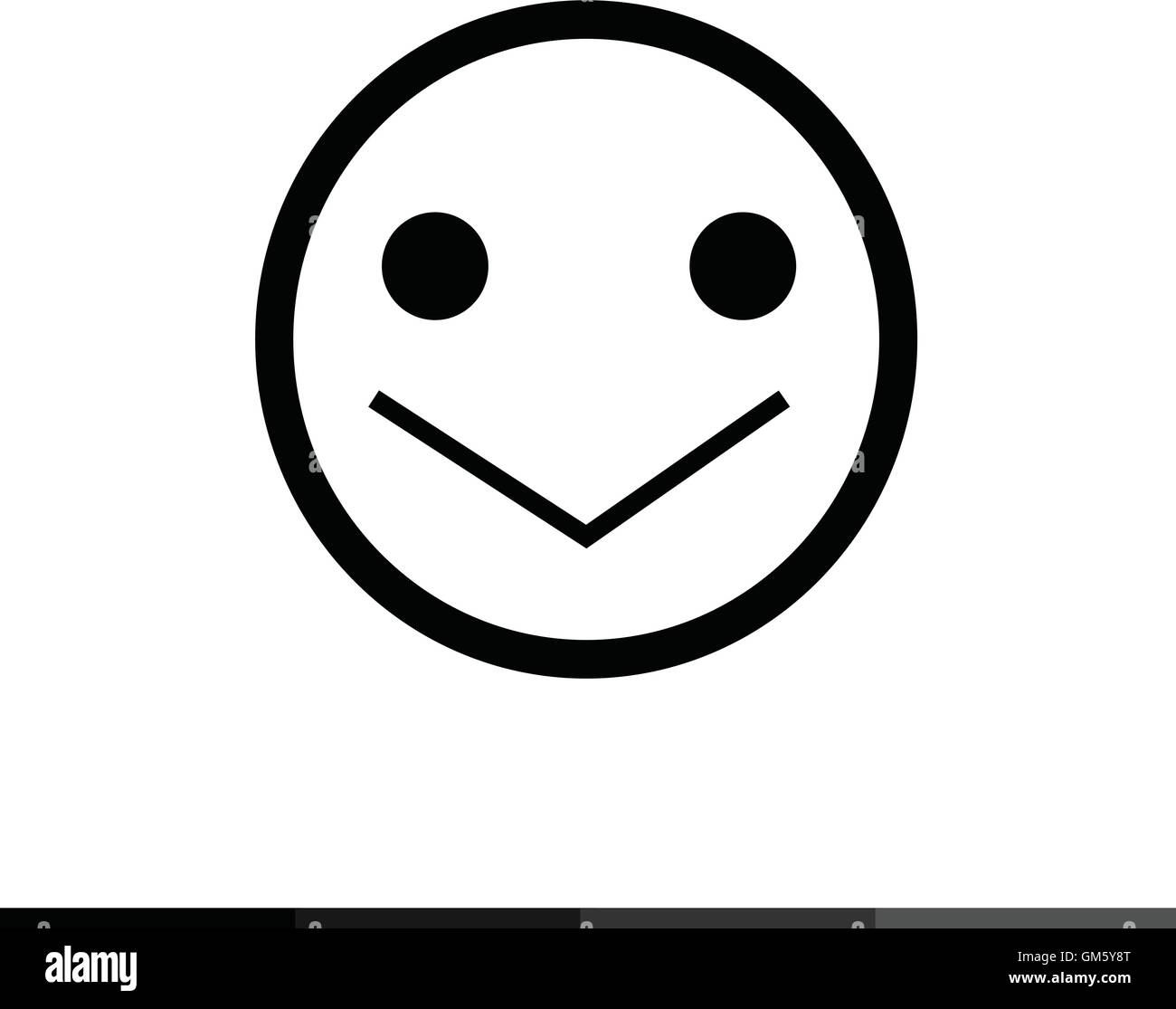 Human face emoticon winking expression Stock Vector Images - Alamy