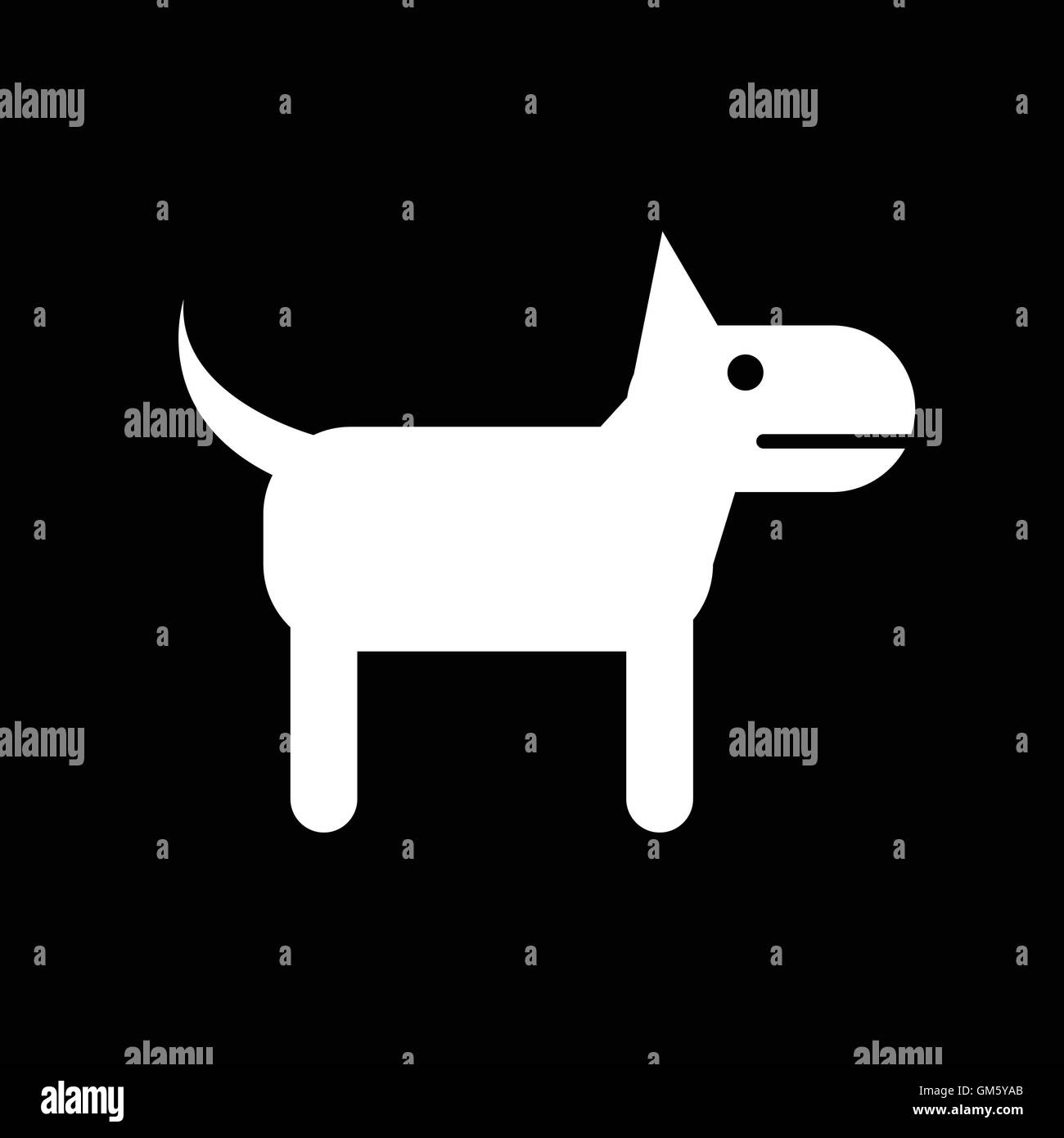 Dog Icon Illustration design Stock Vector Image & Art - Alamy