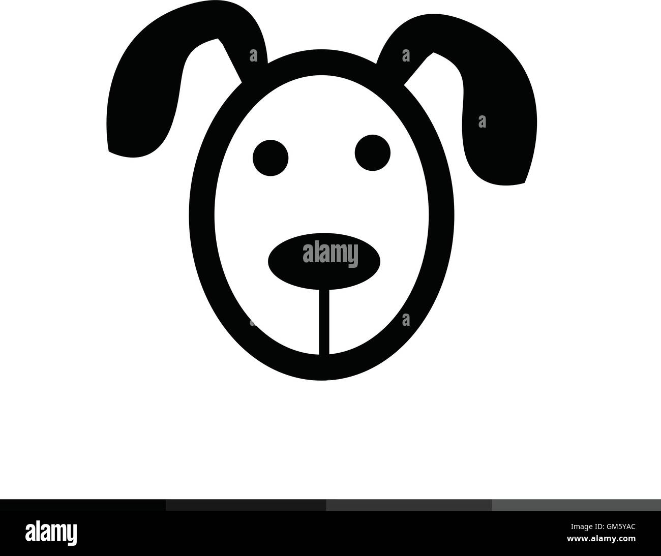 Dog Icon Illustration design Stock Vector Image & Art - Alamy