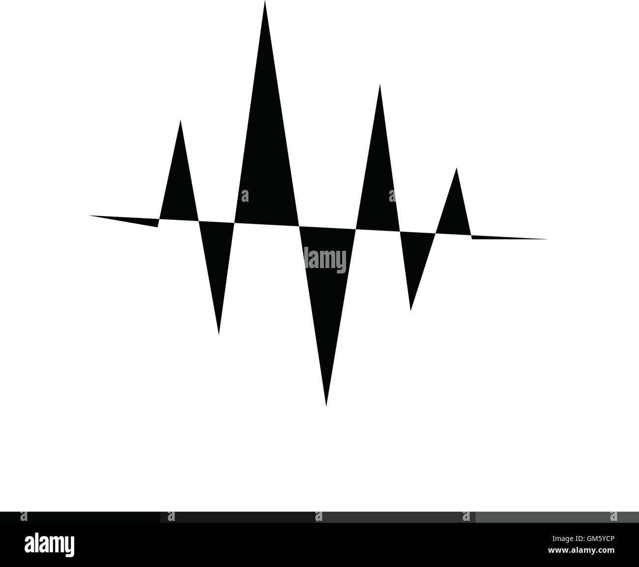 Sound Bars Pulse Icon Illustration design Stock Vector Image & Art - Alamy