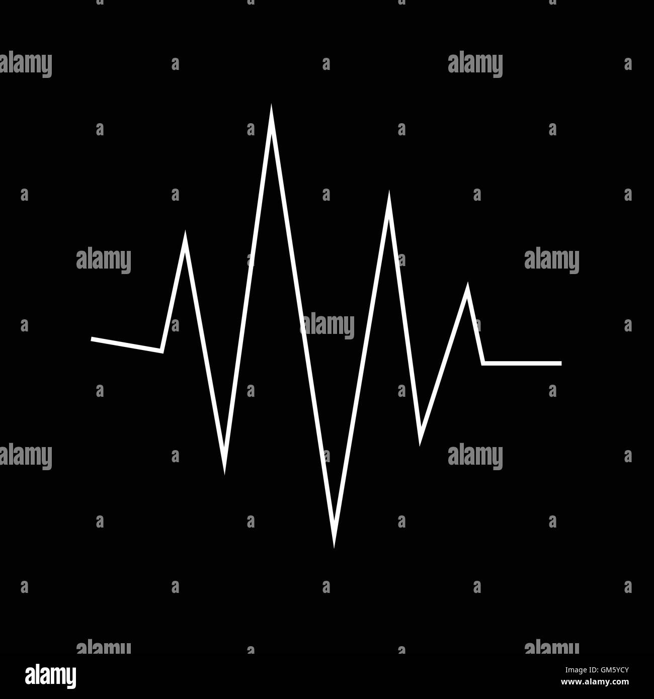 Pulse bar graph Black and White Stock Photos & Images - Alamy