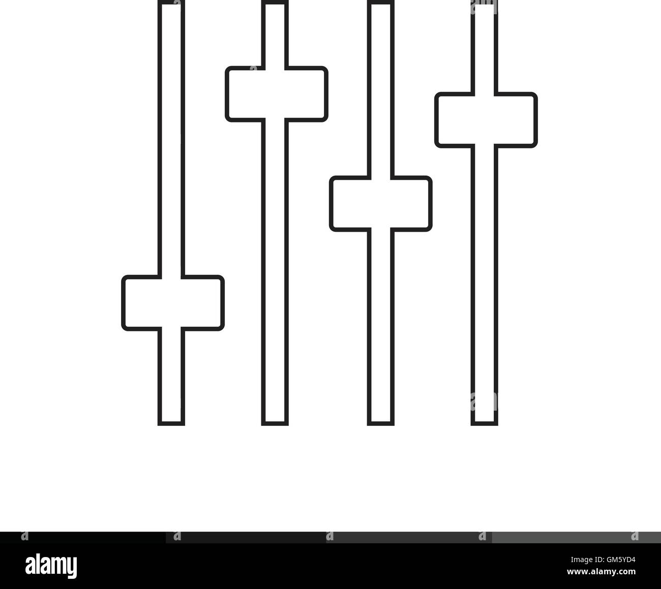 Sound Bars Pulse Icon Illustration design Stock Vector Image & Art - Alamy