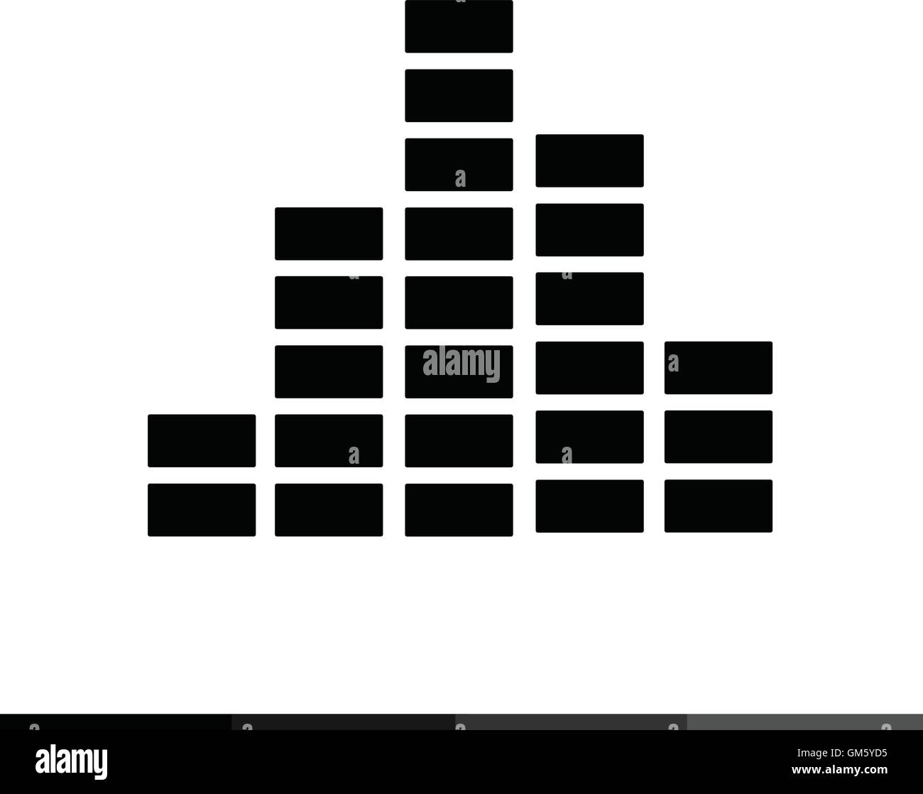 Sound Bars Pulse Icon Illustration design Stock Vector Image & Art - Alamy