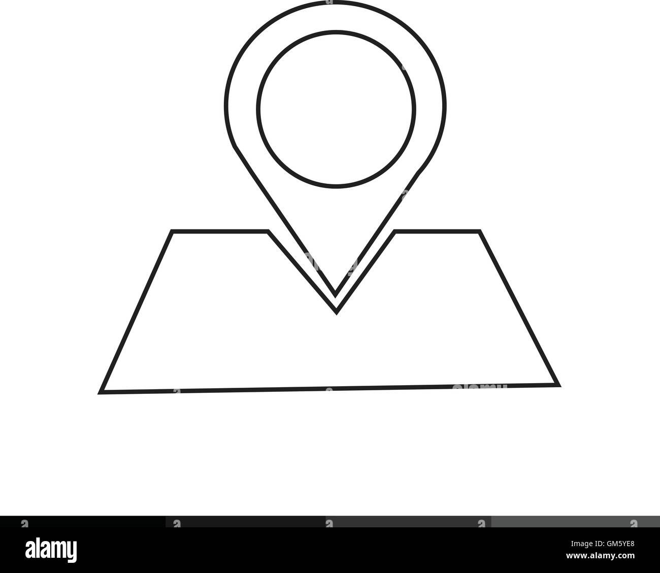 Location Pin Icon Illustration design Stock Vector Image & Art - Alamy