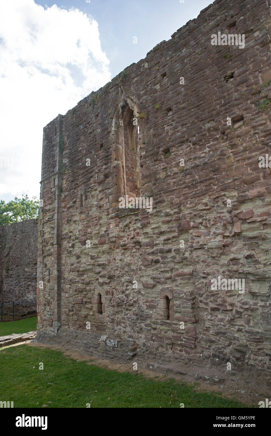 Monmouth Castle and Regimental Museum in Monmouth Wales Stock Photo - Alamy