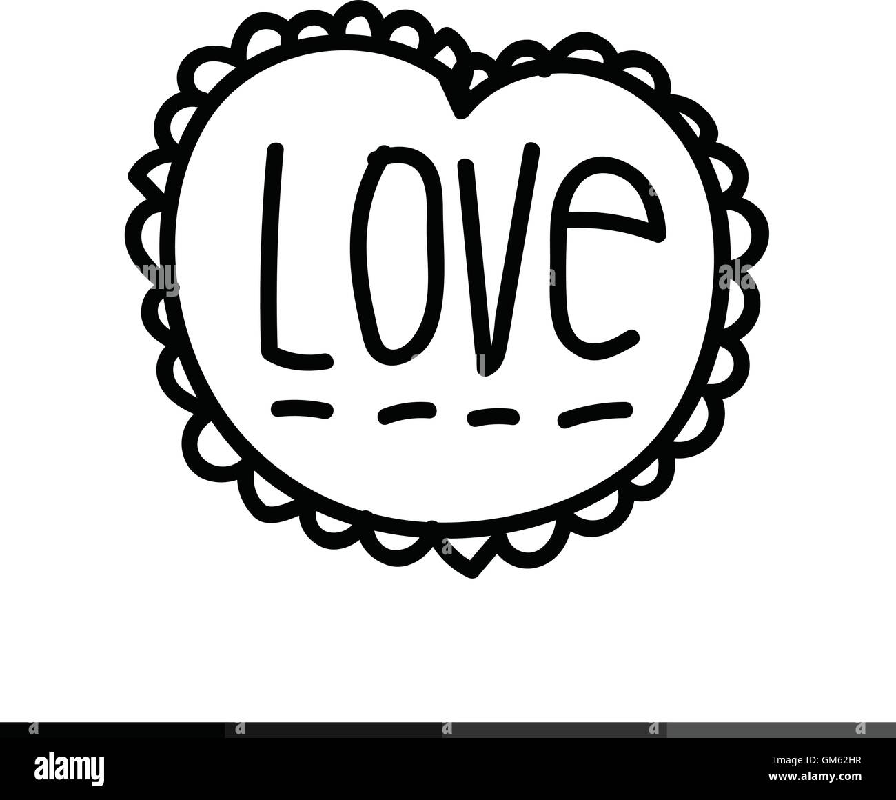 Love Text icon illustration design Stock Vector Image & Art - Alamy