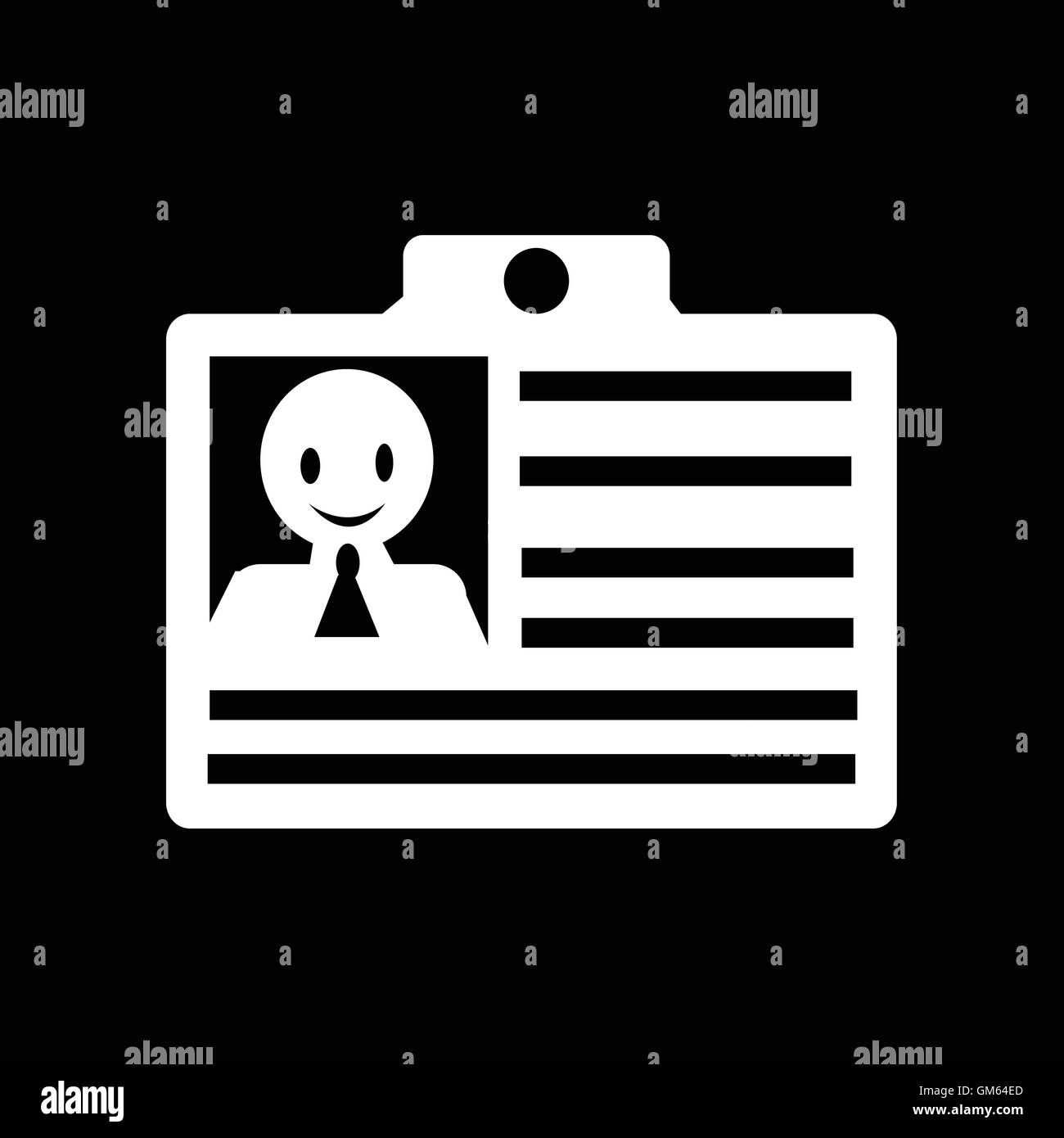 Id card and woman Black and White Stock Photos & Images - Alamy
