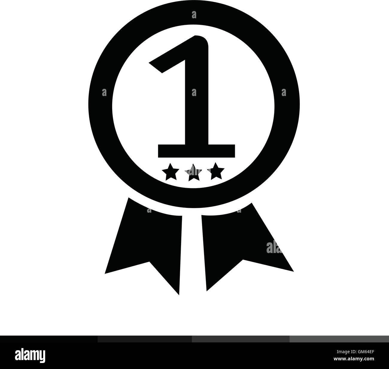 Number One Icon illustration design Stock Vector Image & Art - Alamy