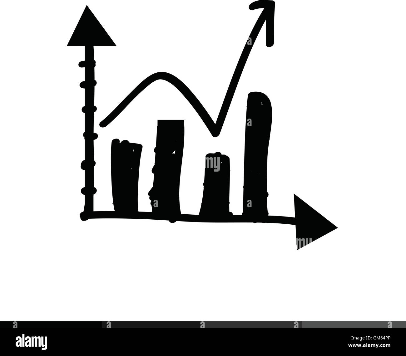 diagram and graphs icon illustration design Stock Vector Image & Art ...